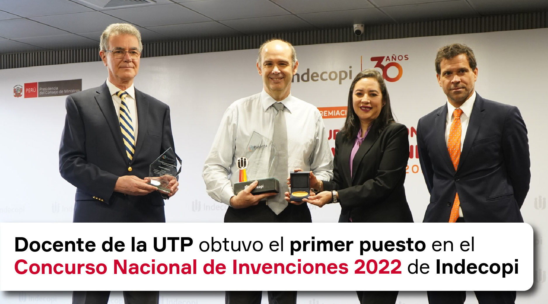 Docente de la UTP obtuvo el primer puesto en el Concurso Nacional de Invenciones 2022 de ...